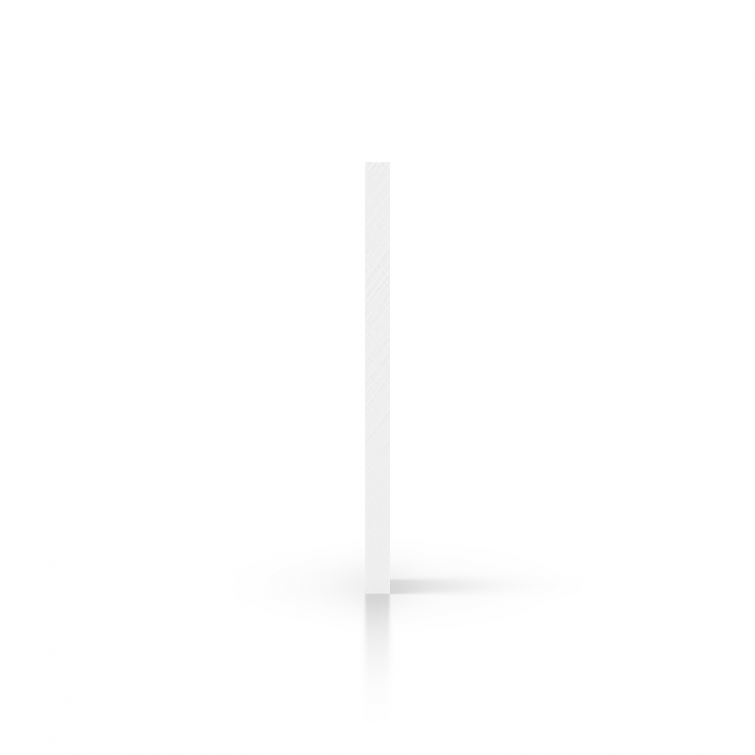 Plaque de plexiglass Budget Blanc sur mesure - 4 mm