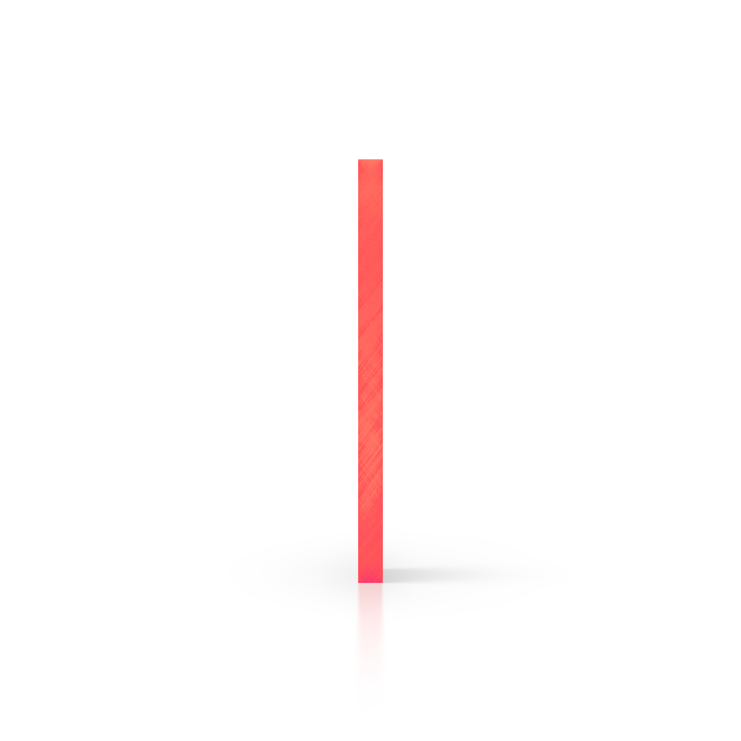 Plaque plexiglass fluorescent 3mm rouge | Plaqueplastique.fr