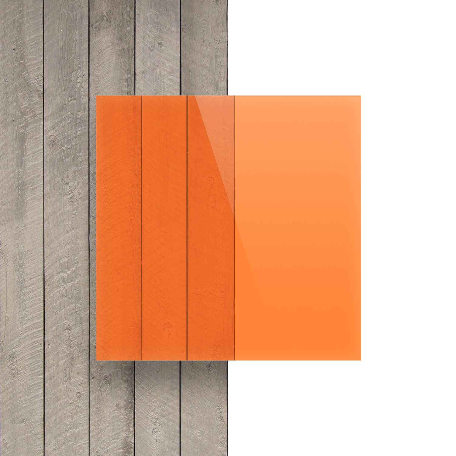Plaque plexiglass fluorescent 3mm orange | Plaqueplastique.fr